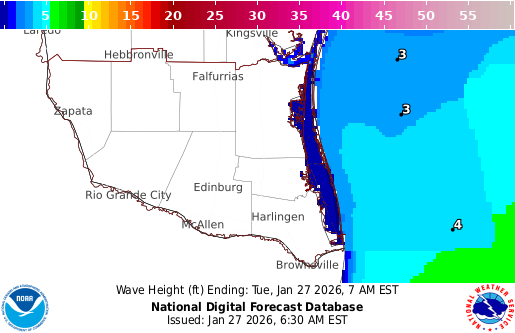 NOAA Graphical Forecast for Brownsville, TX