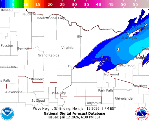 NOAA Graphical Forecast for Duluth, MN