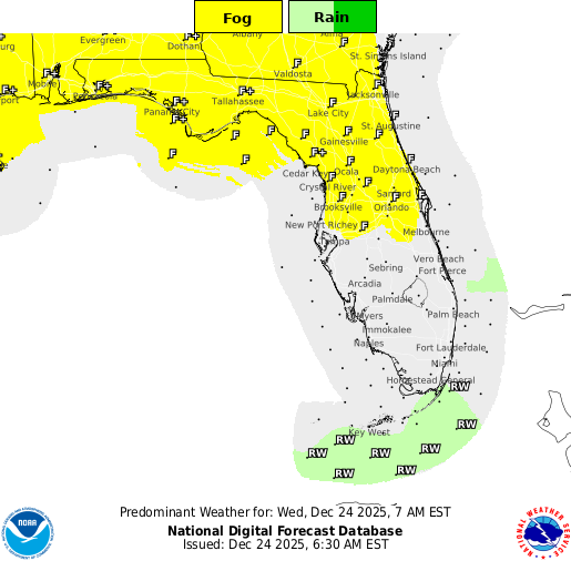 NOAA Graphical Forecast for Florida