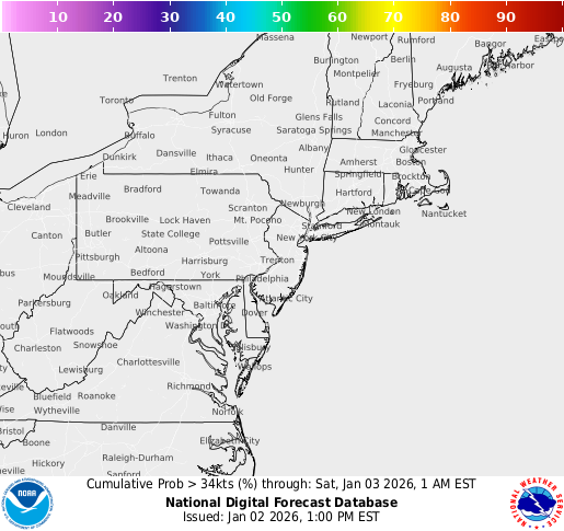 NOAA Graphical Forecast for Northeast Metro Area