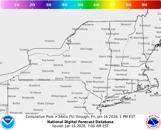 NOAA Graphical Forecast for New York